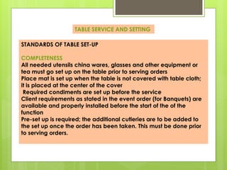 TABLE NAPKIN FOLDING PRESENTATION IN FBS | PPTX