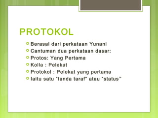 12.13.14 protokol & etiket | PPT