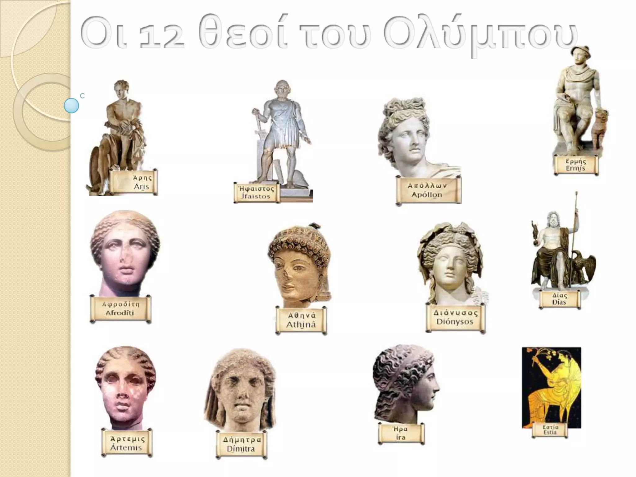 12 θεοί του Ολύμπου | PPSX