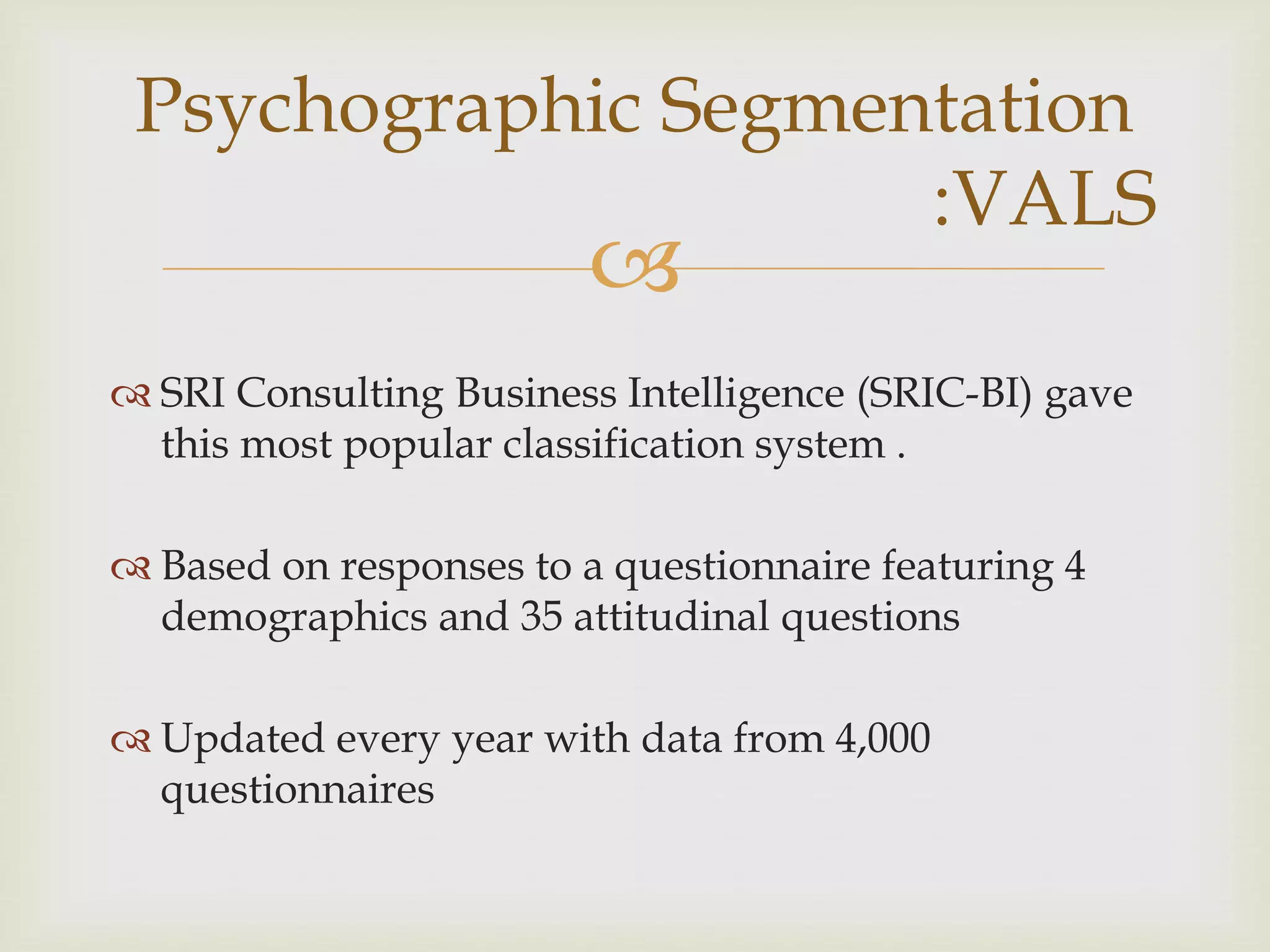 Market Segmentation | PPTX