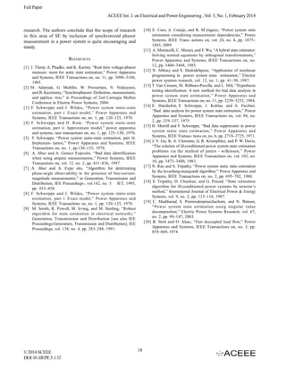 Power System State Estimation - A Review | PDF