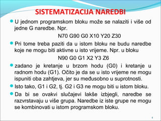 Modalne i nemodalne naredbe. G i M naredbe | PPT