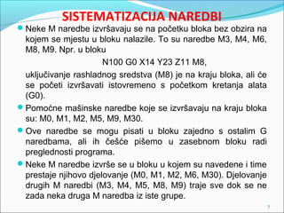 Modalne i nemodalne naredbe. G i M naredbe | PPT