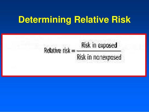 Relative and Atribute Risk