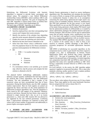 Comparative study of_hybrids_of_artificial_bee_colony_algorithm | PDF