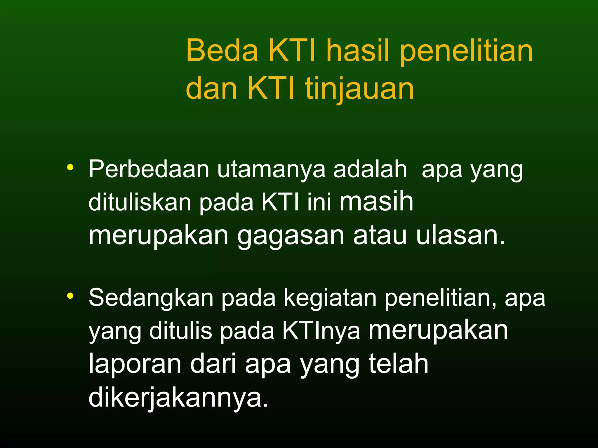12. a. jenis kti | PPT