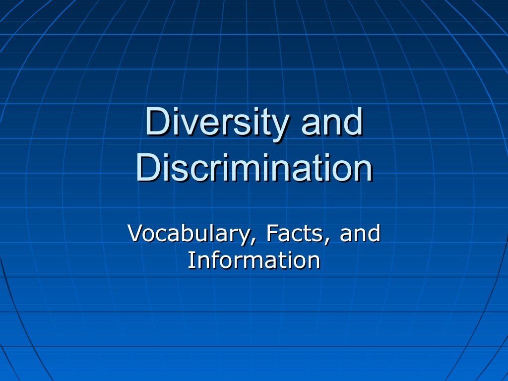 Diversity Types Of Discrimination diversity-types-of-discrimination