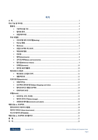 ER/Studio 9.5 vs. ERwin r9 비교 가이드 | PDF