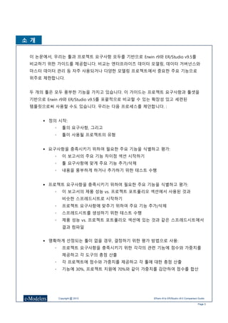 ER/Studio 9.5 vs. ERwin r9 비교 가이드 | PDF