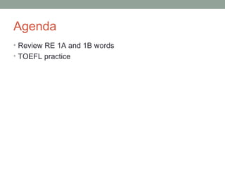 12. vocabulary, toefl | PPT