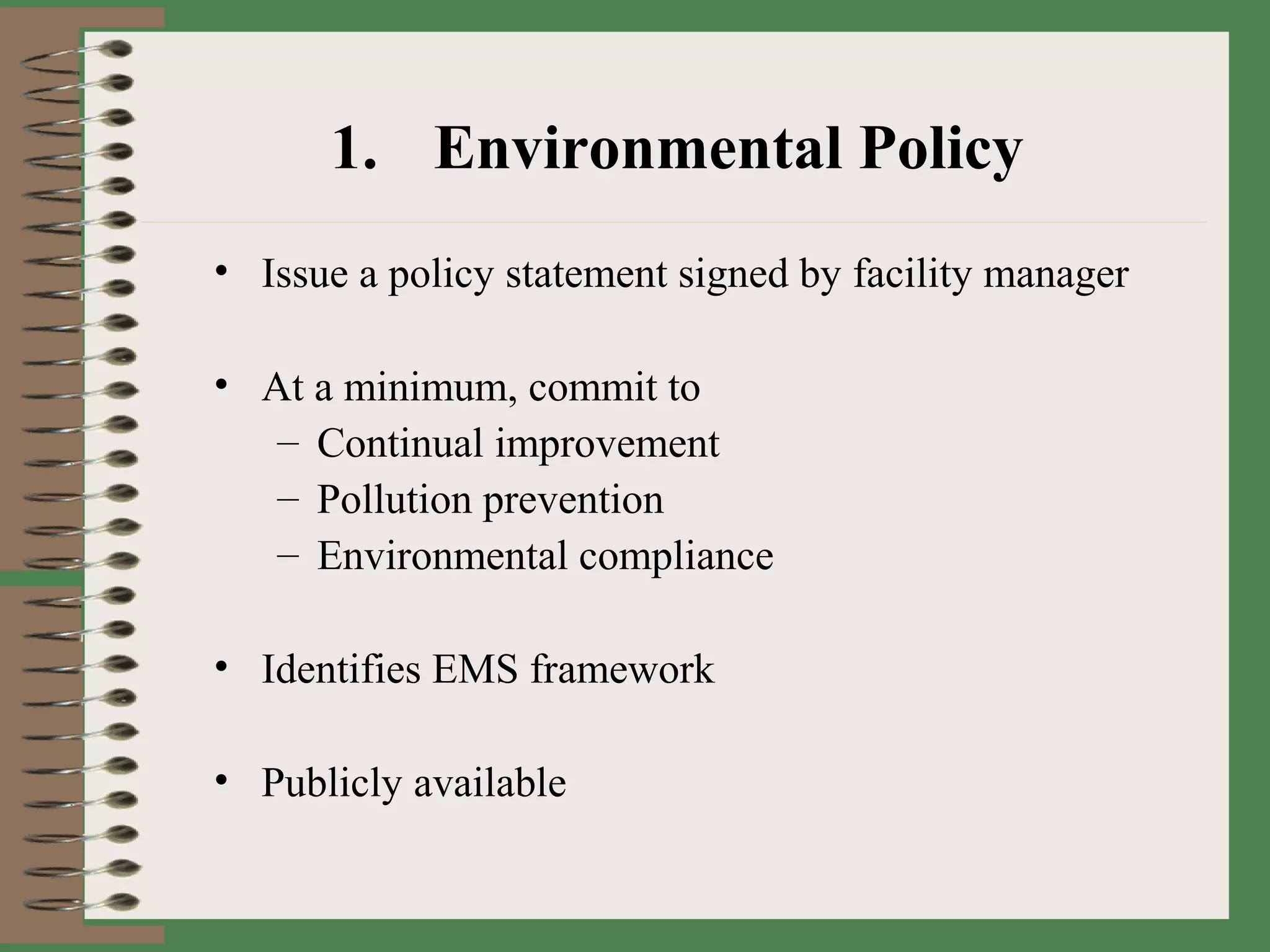 Environmental Management System | PPT