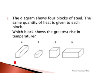 Thermal Properties of Matter | PPTX