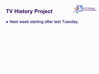 12. history of broadcasting | PPTX