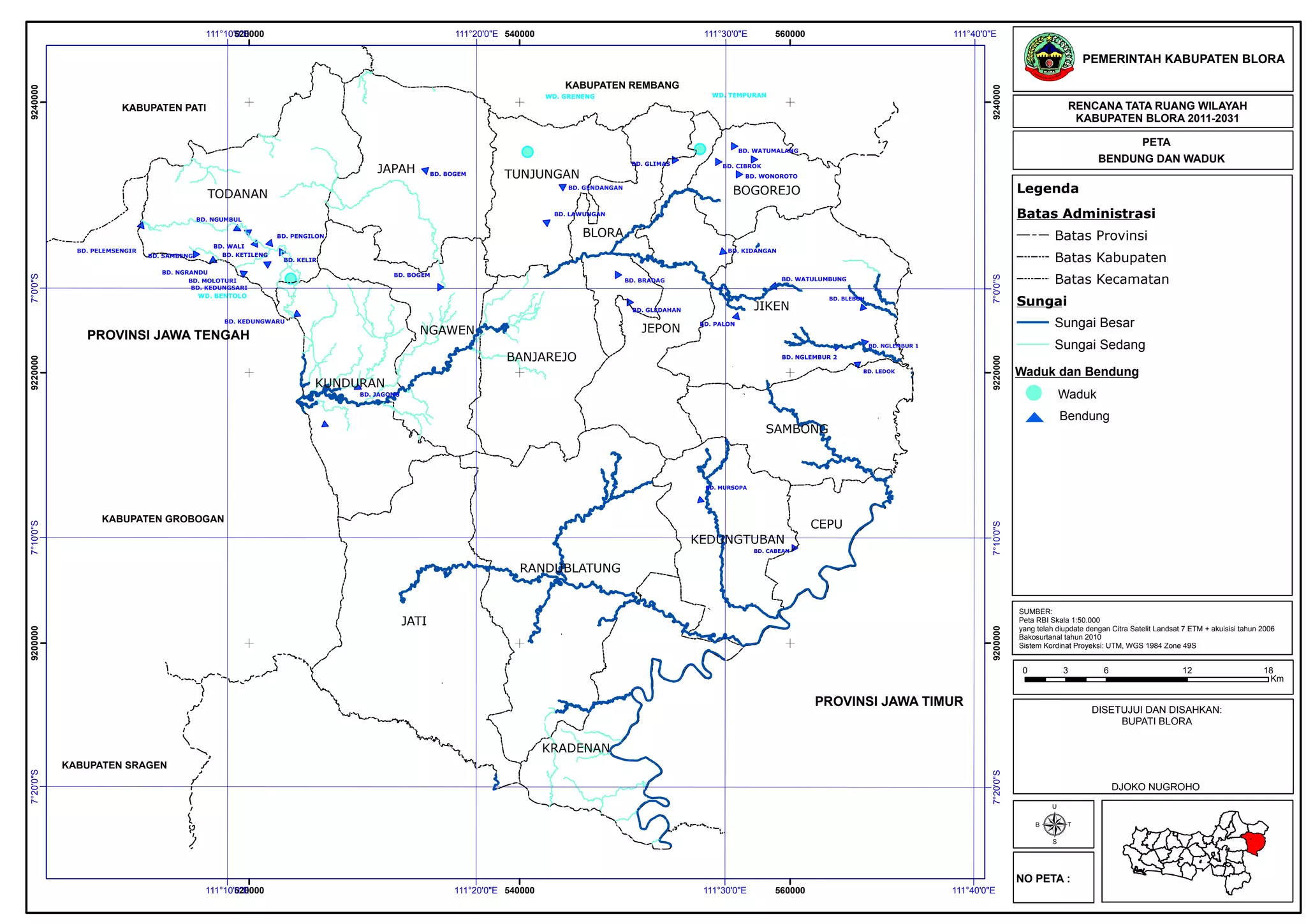 12. peta embung dan waduk | PDF