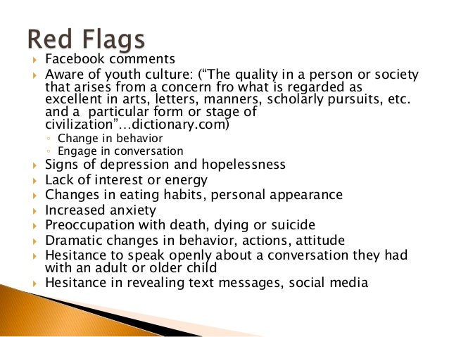 Identifying and caring for red flags when working with teens