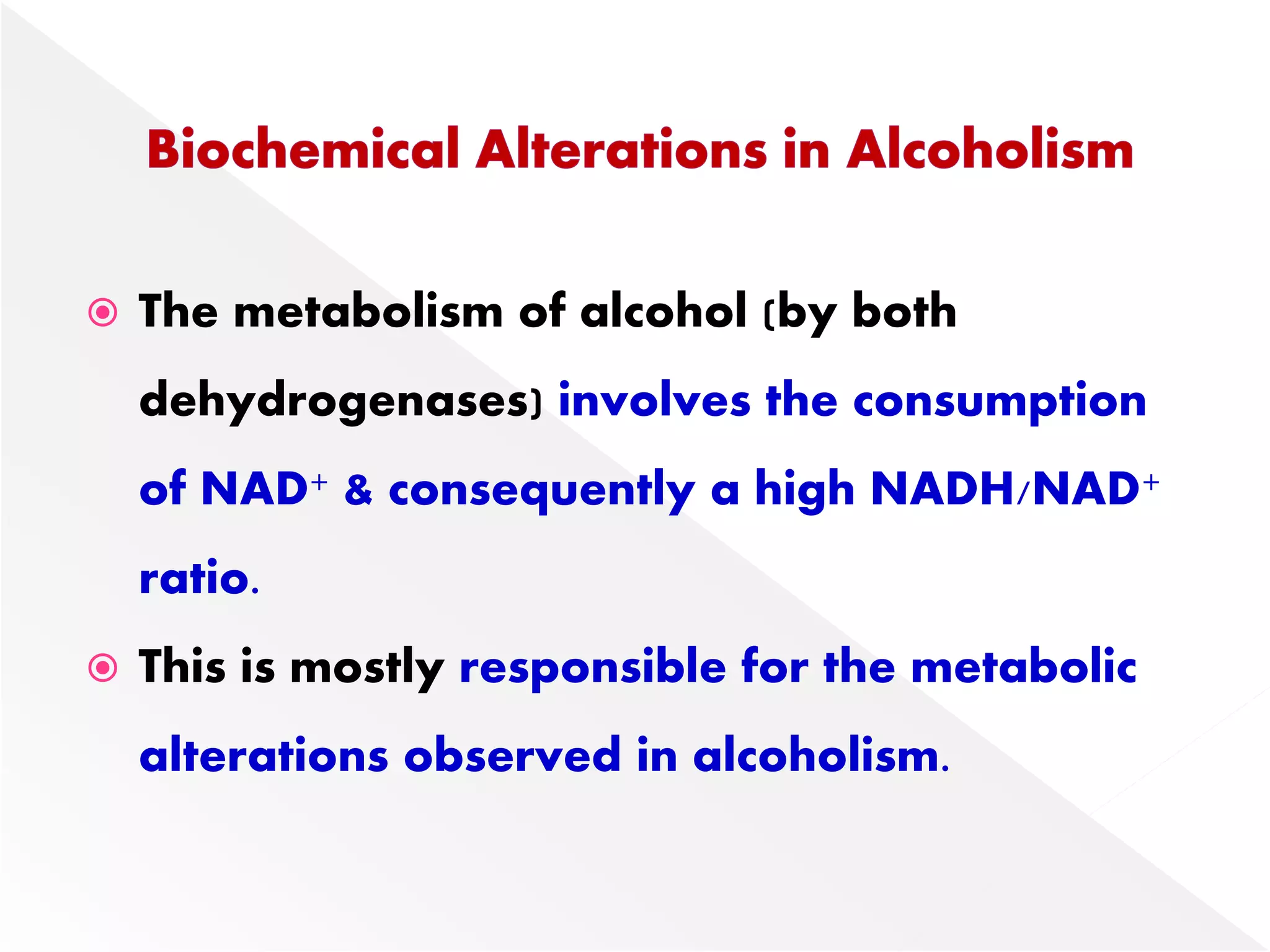 ALCOHOL METABOLISM | PPTX