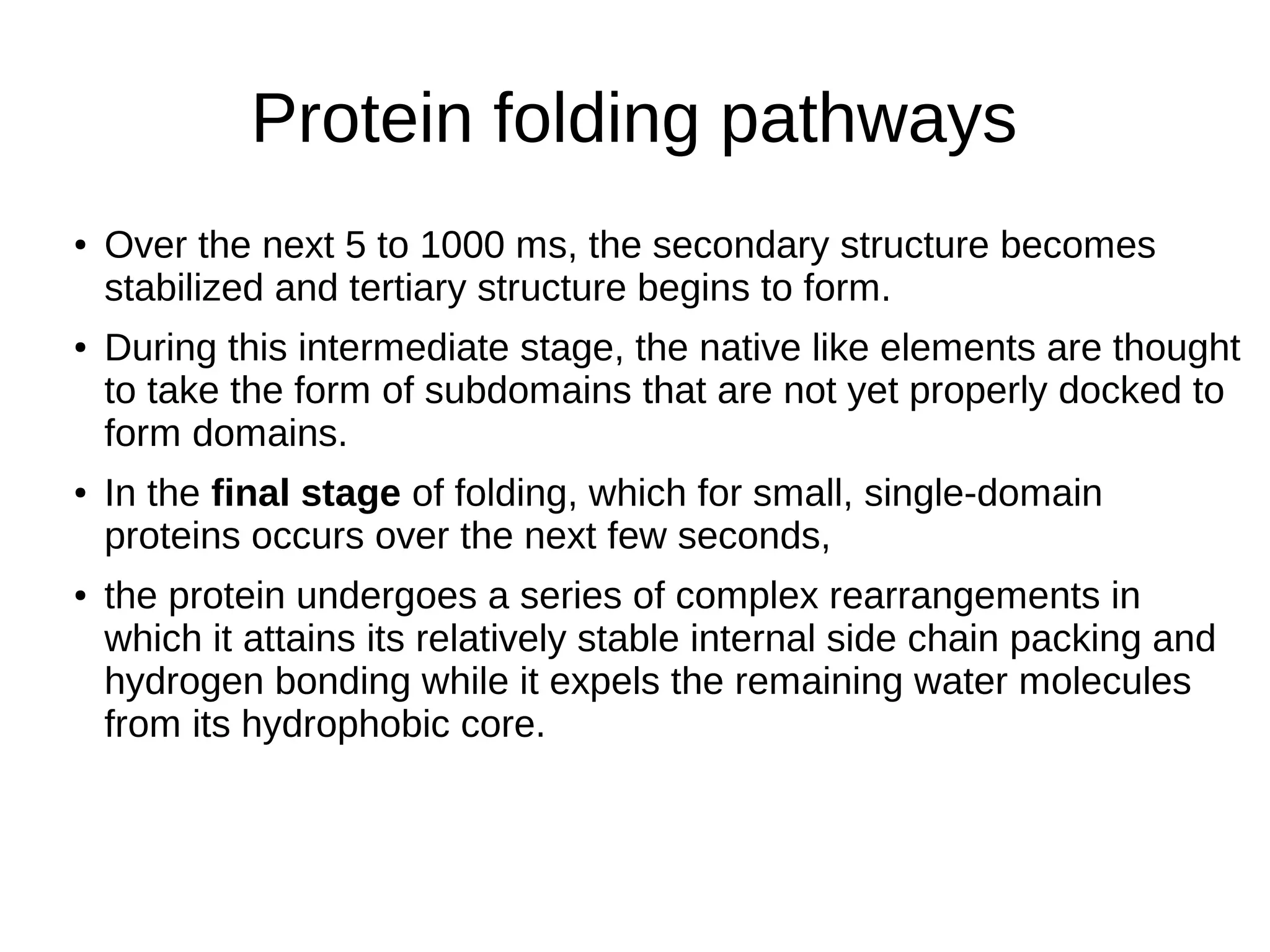 12.protein folding | ODP