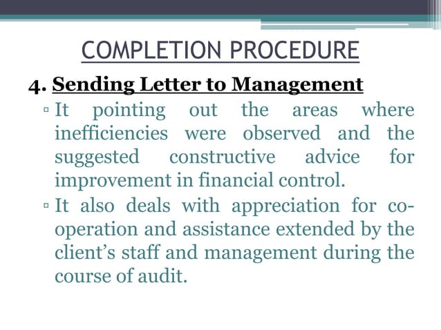 12. audit completion | PPTX