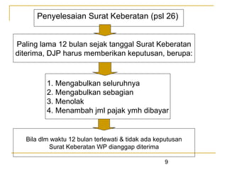 KUP Keberatan | PPT