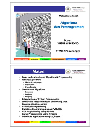 12. yw algoritma dan pemrograman | PDF