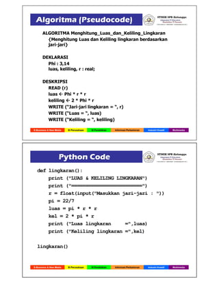 12. yw algoritma dan pemrograman | PDF
