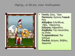 12 θεοι του ολυμπου | PPT