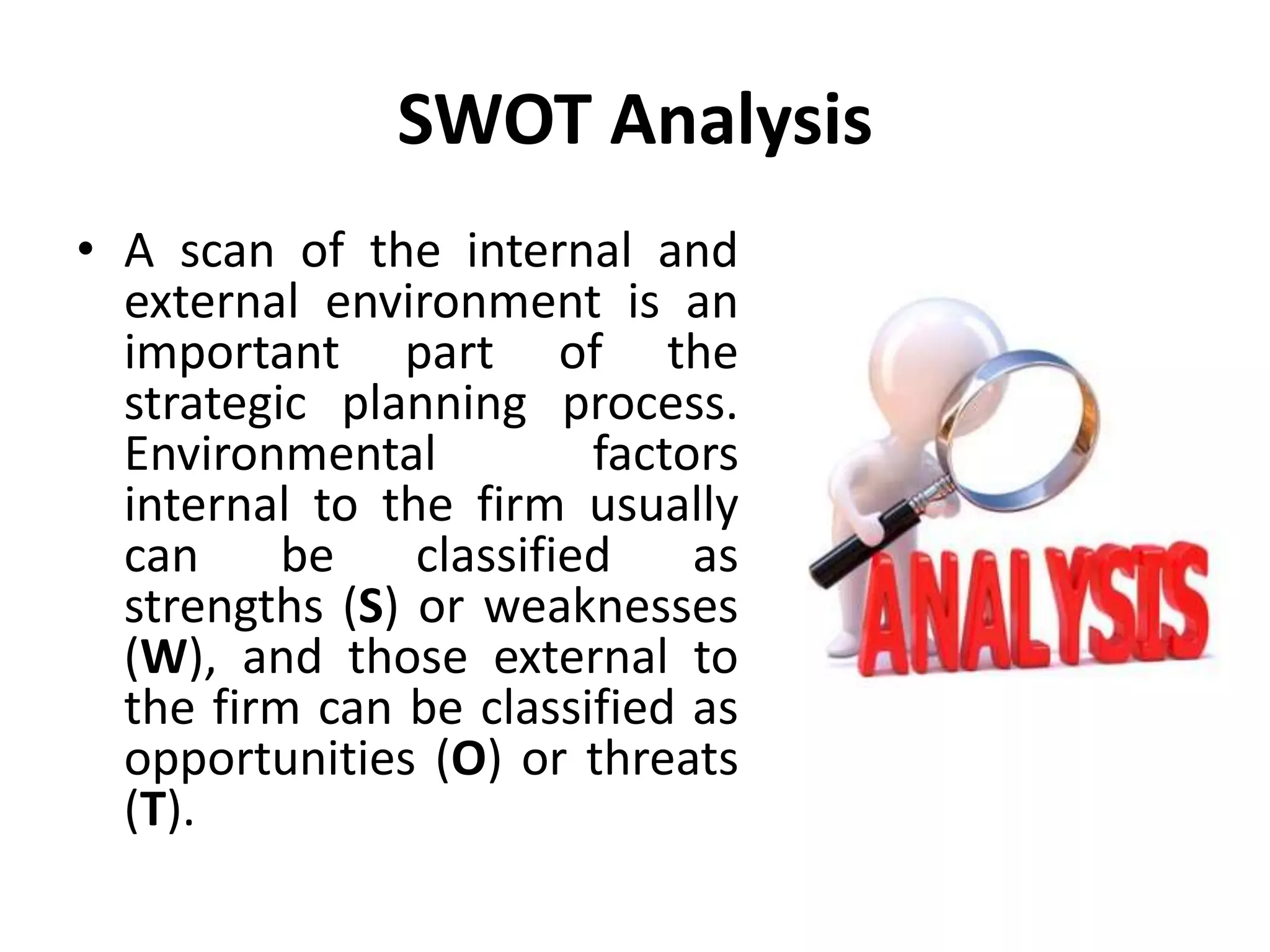 SWOT analysis - strategic management - Manu Melwin Joy | PPTX