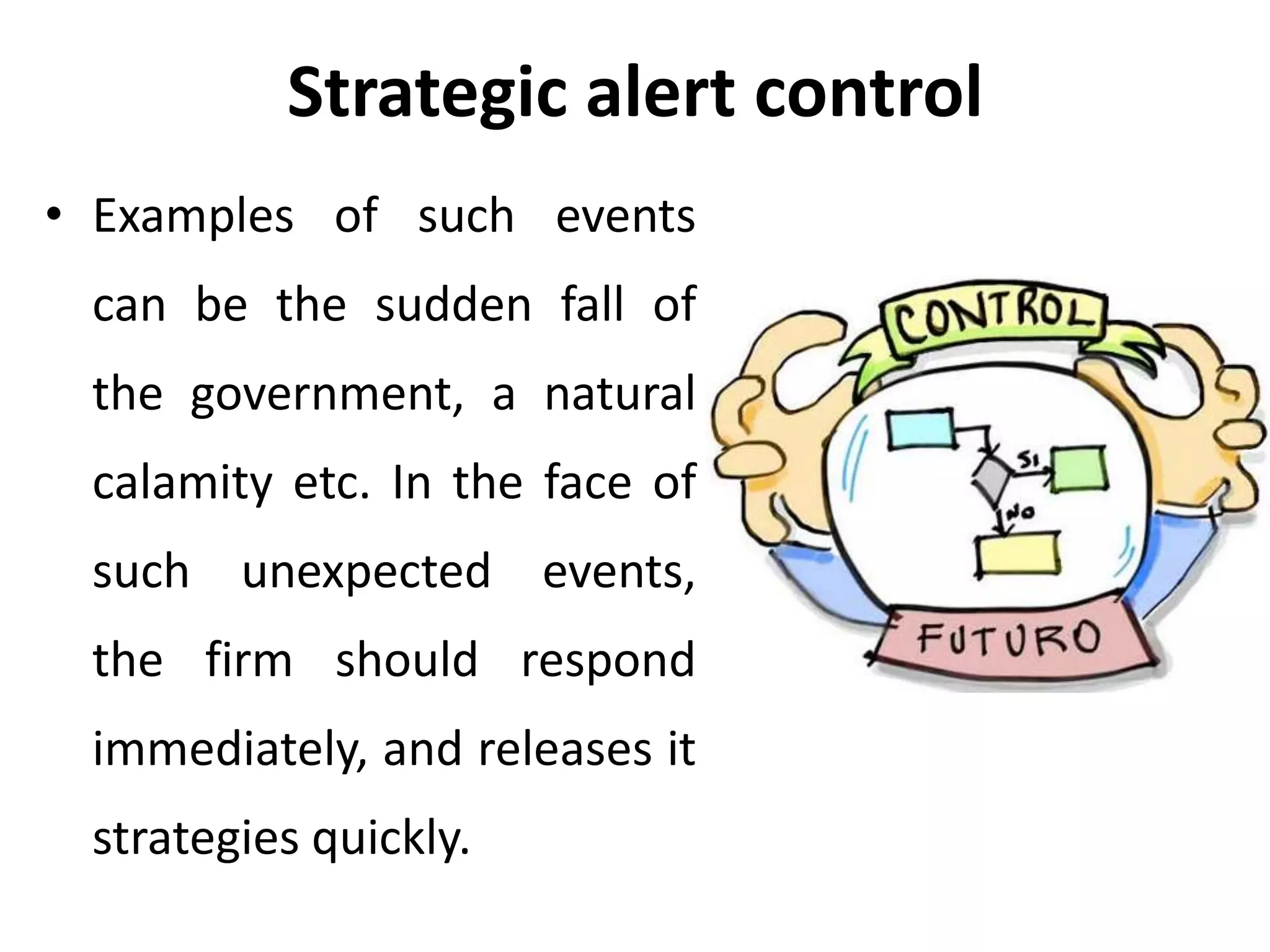 Strategic alert control strategic control - strategic implementation ...