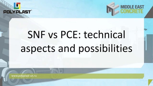 SNF vs PCE: technical aspects and possibilities | PDF | Commodities ...