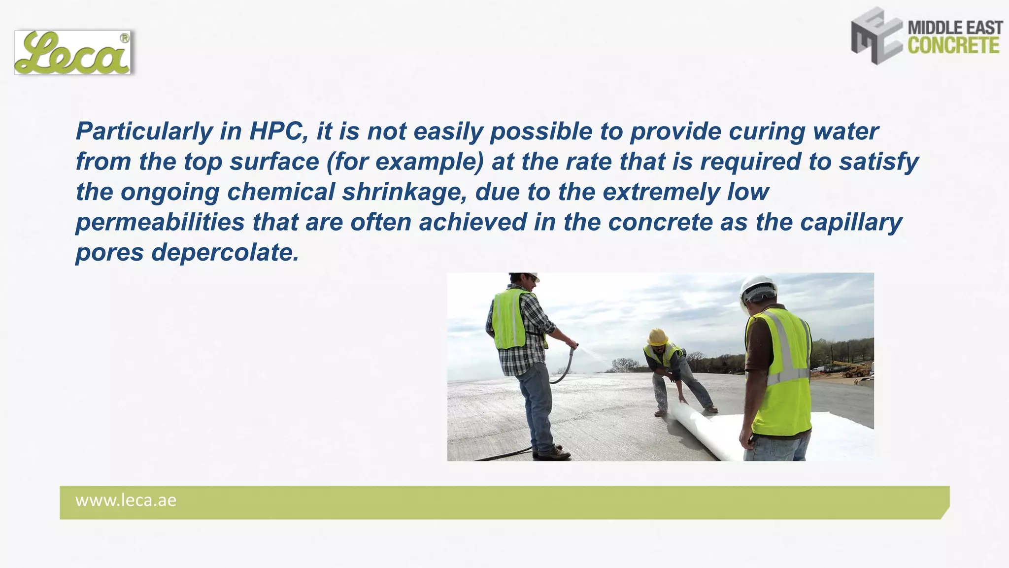 Internal Curing using Light Weight Aggregate | PPT