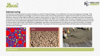 Internal Curing using Light Weight Aggregate | PPT