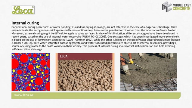 Internal Curing using Light Weight Aggregate | PPT
