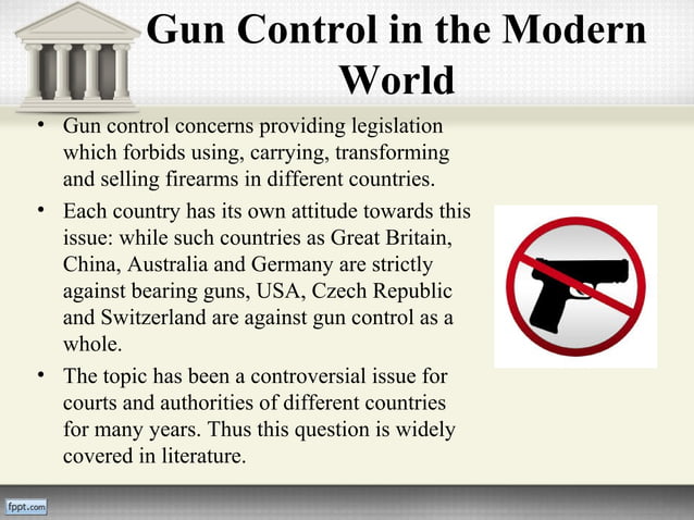 Gun Control Research Paper | PPT