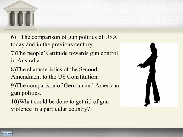 Gun Control Research Paper | PPT
