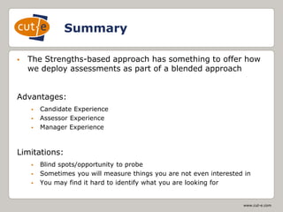 Strength-Based Assessment - 'What?', 'How?', and 'Why?' Howard ...
