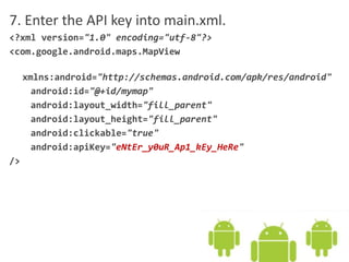 12. Android Basic Google Map | PPTX