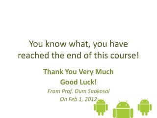 12. Android Basic Google Map | PPT