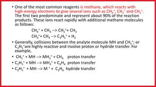 chemicalionization | PPTX