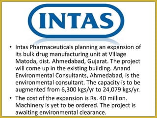 upcomming pharma project in india | PPTX