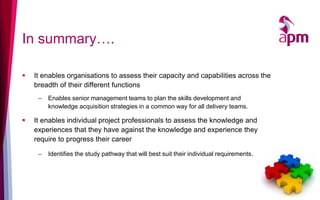 12. APM Competence Framework 2nd edition: Introduction and overview ...