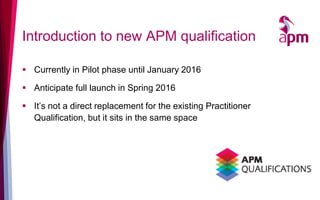 12. APM Competence Framework 2nd edition: Introduction and overview ...