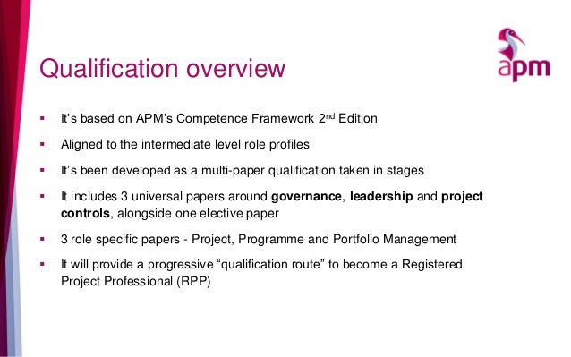 12. APM Competence Framework 2nd edition: Introduction and overview,