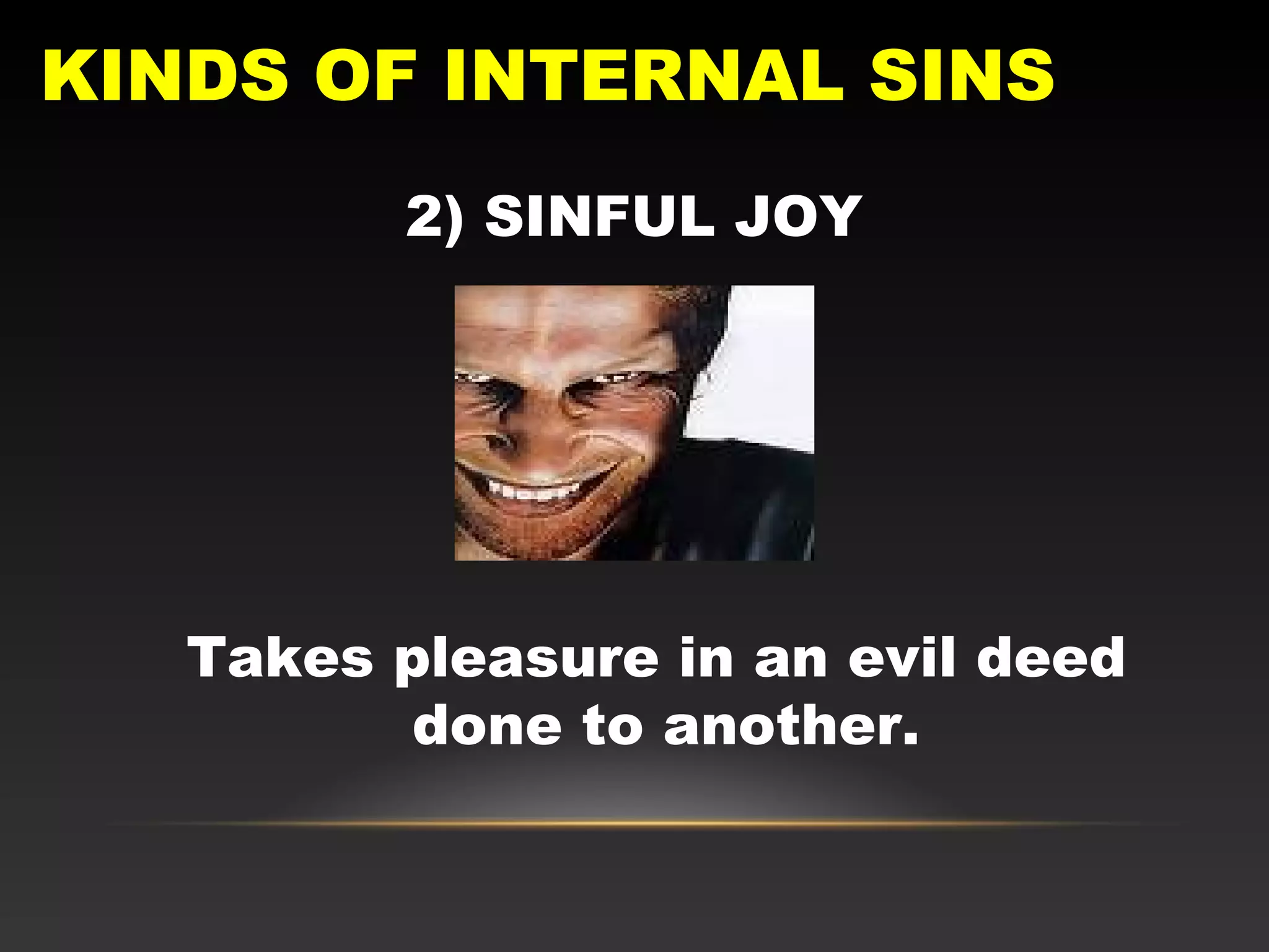 Sin And Its Kinds | PPT