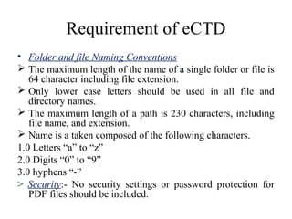 ctd and e ctd submission | PPT