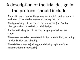 trial and protocol design | PPT