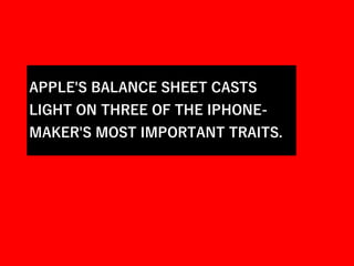 Apple's Balance Sheet | PDF
