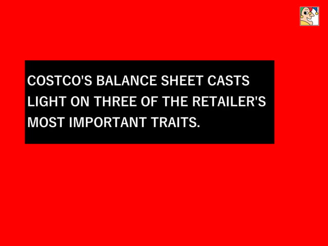 Costco's Balance Sheet | PPT
