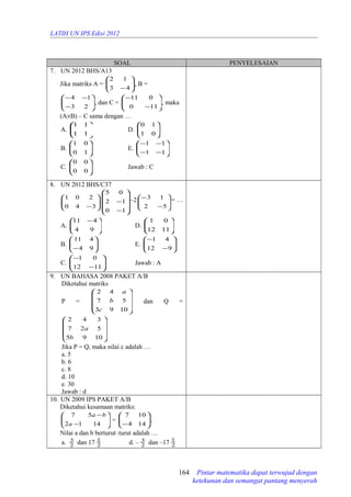 12. matriks | PDF