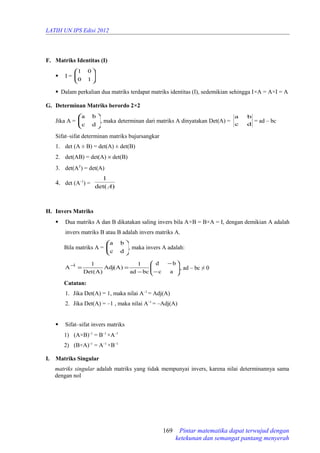 12. matriks | PDF