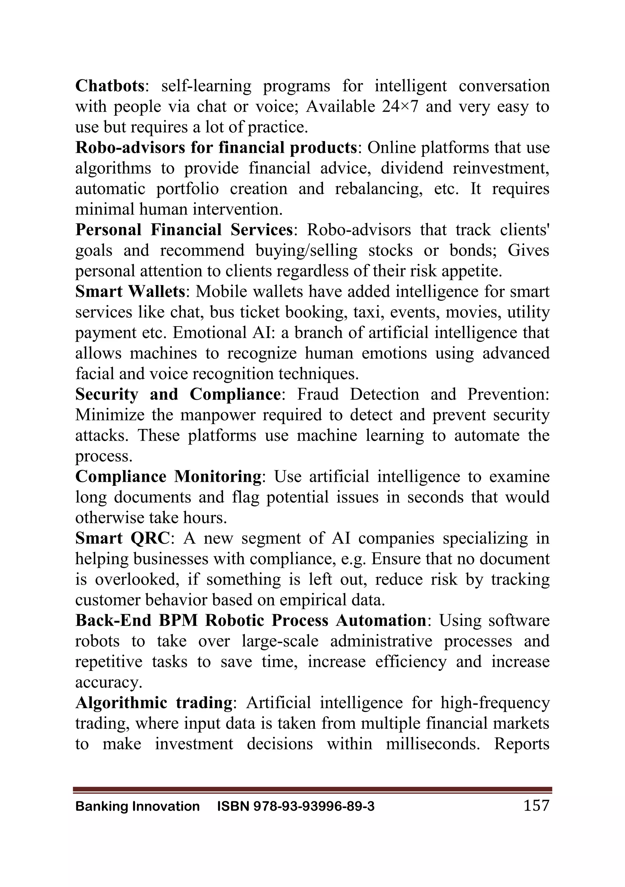 AI AND ML IN BANKING SECTOR | PDF